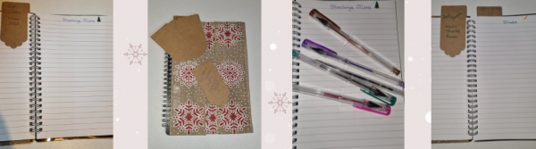 Diy Christmas Notebook Simple Stylish Budget Friendly Coull Designs
