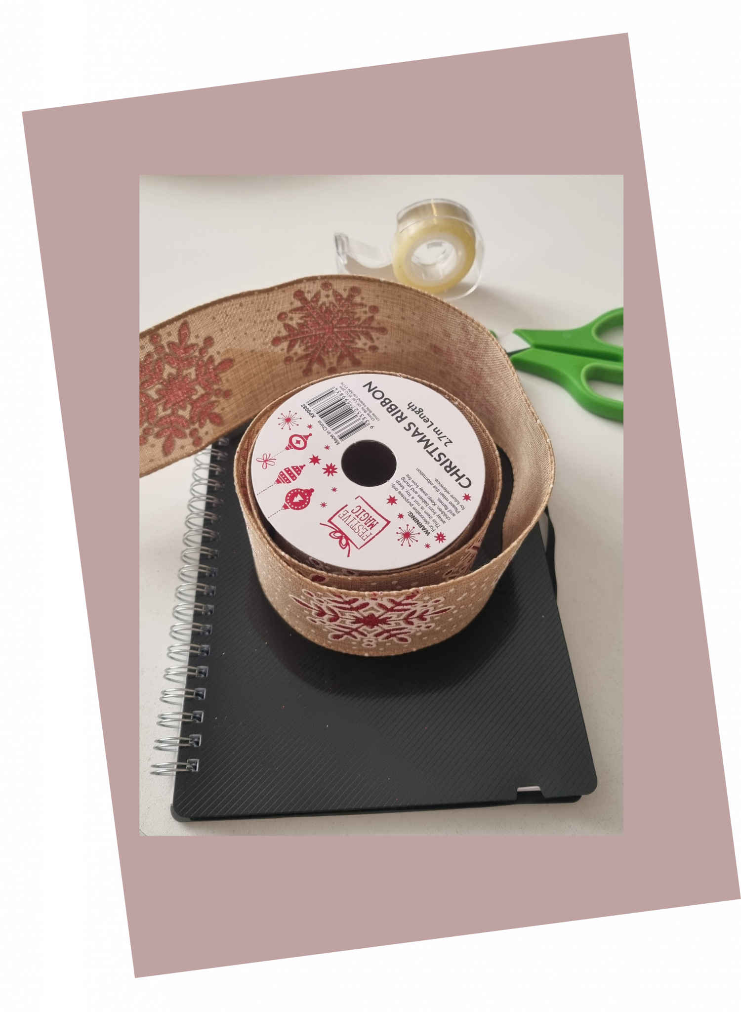 Diy Christmas Notebook Simple Stylish Budget Friendly Coull Designs